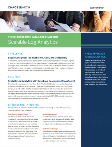 10 Data Lake Best Practices When Using Aws S3 Chaossearch